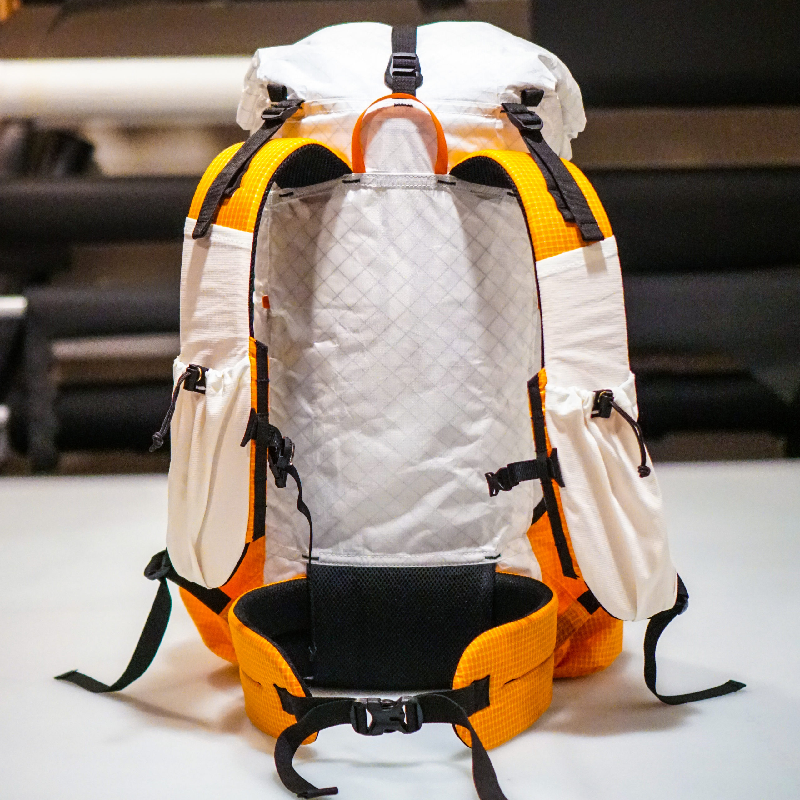 Vest Straps White (Venom UL Stretch Mesh) ⋆ Red Paw Packs